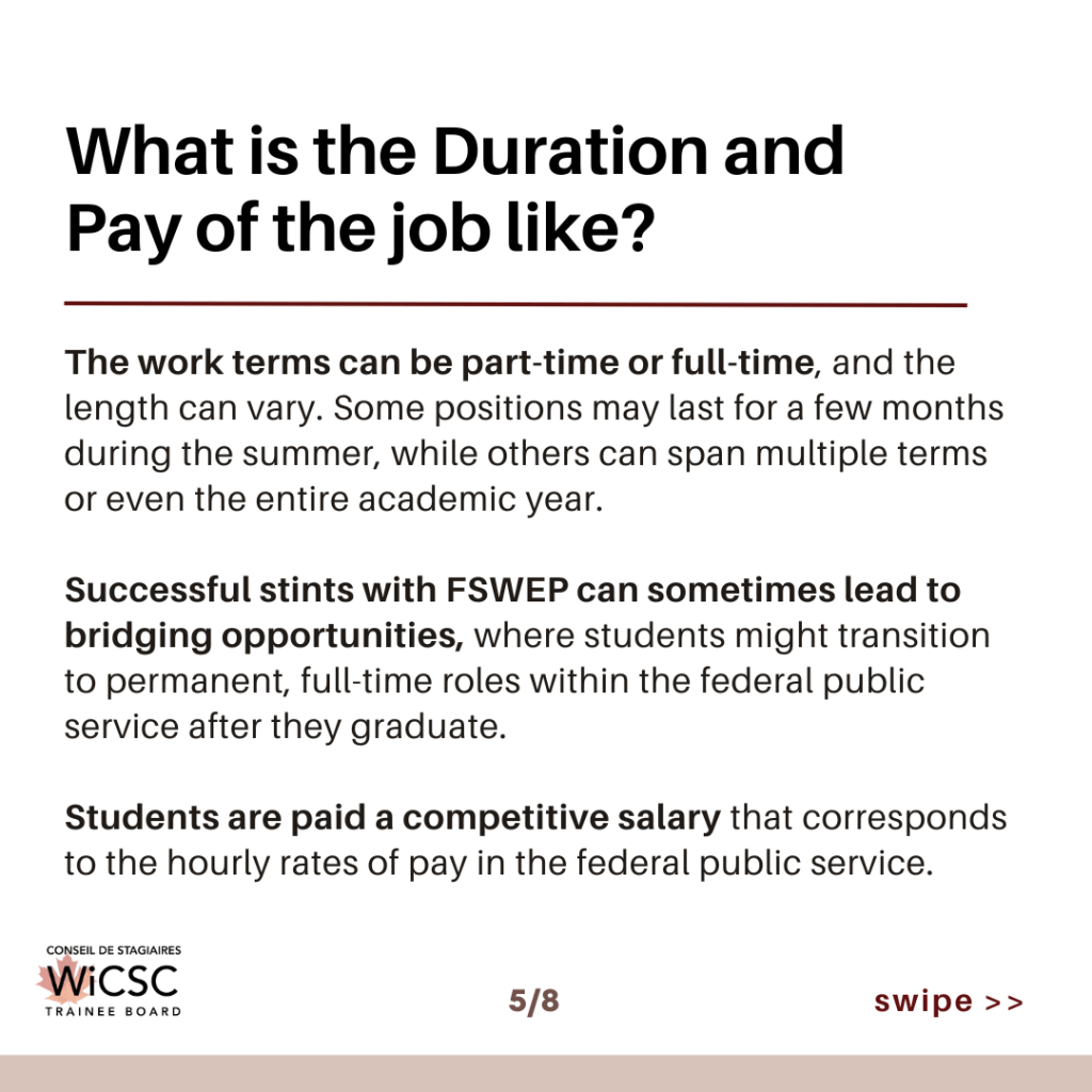 Federal Student Work Experience Program (FSWEP) – WiCSC